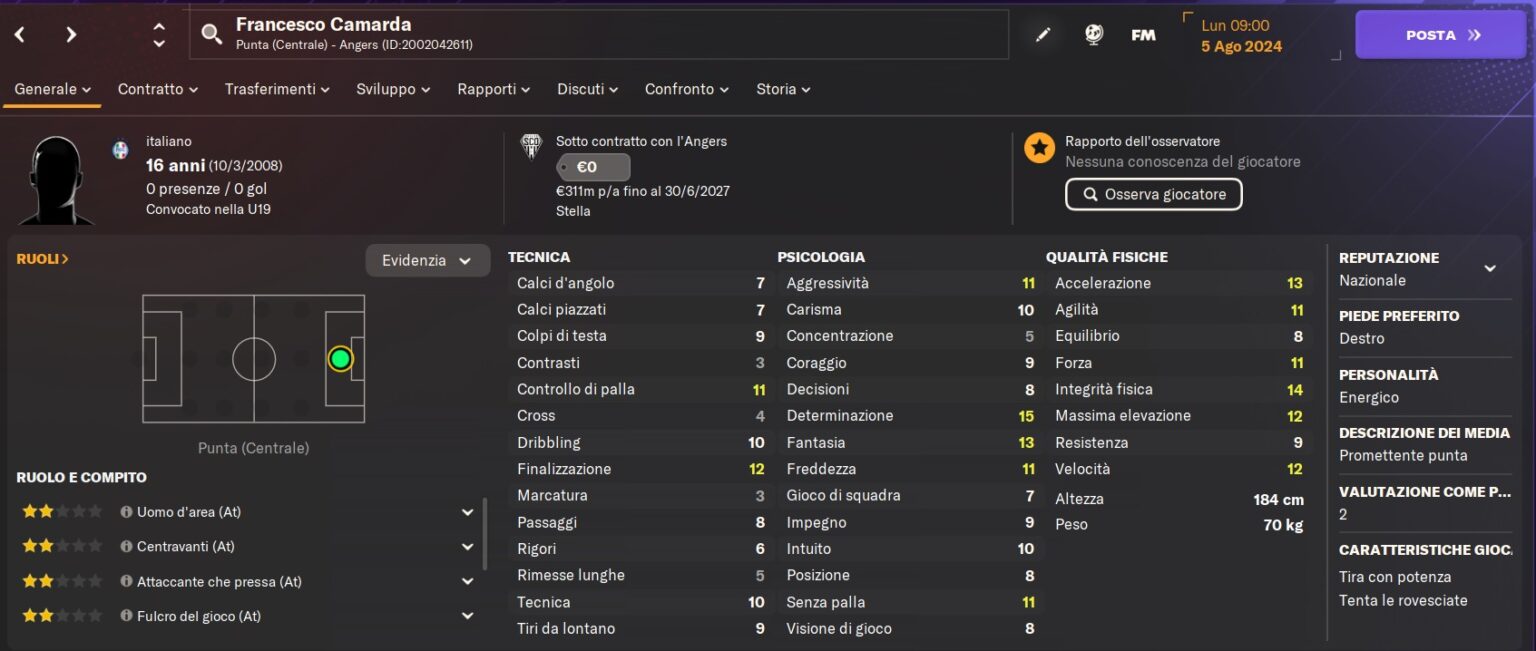 ESCLUSIVO!! DATABASE AGGIORNATO FM 24: STAGIONE 24/25 CON PLAY OFF/OUT ...